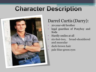 Ponyboy Curtis The Outsiders Character Analysis