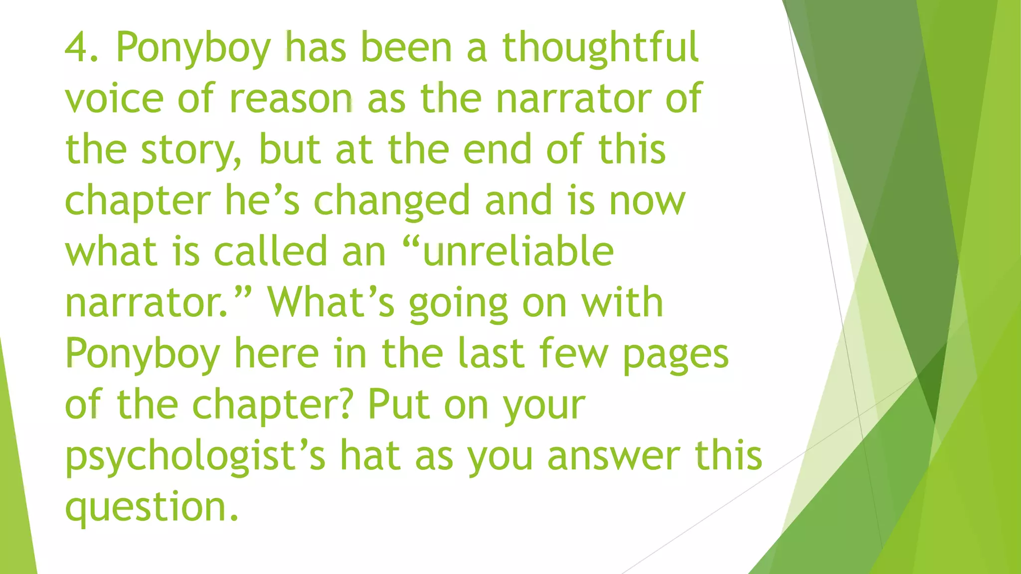 The Outsiders - Chapters 11 & 12 | PPTX