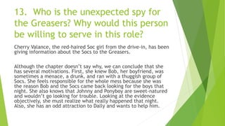 The Outsiders Chapter 5 | PPT