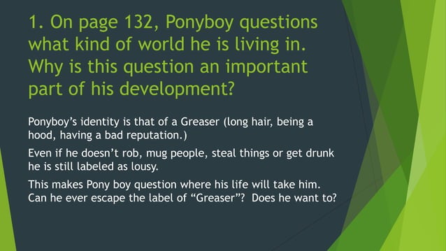 The Outsiders - Chapters 9 & 10 | PPTX