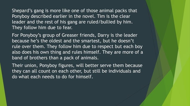 The Outsiders - Chapters 9 & 10 | PPTX