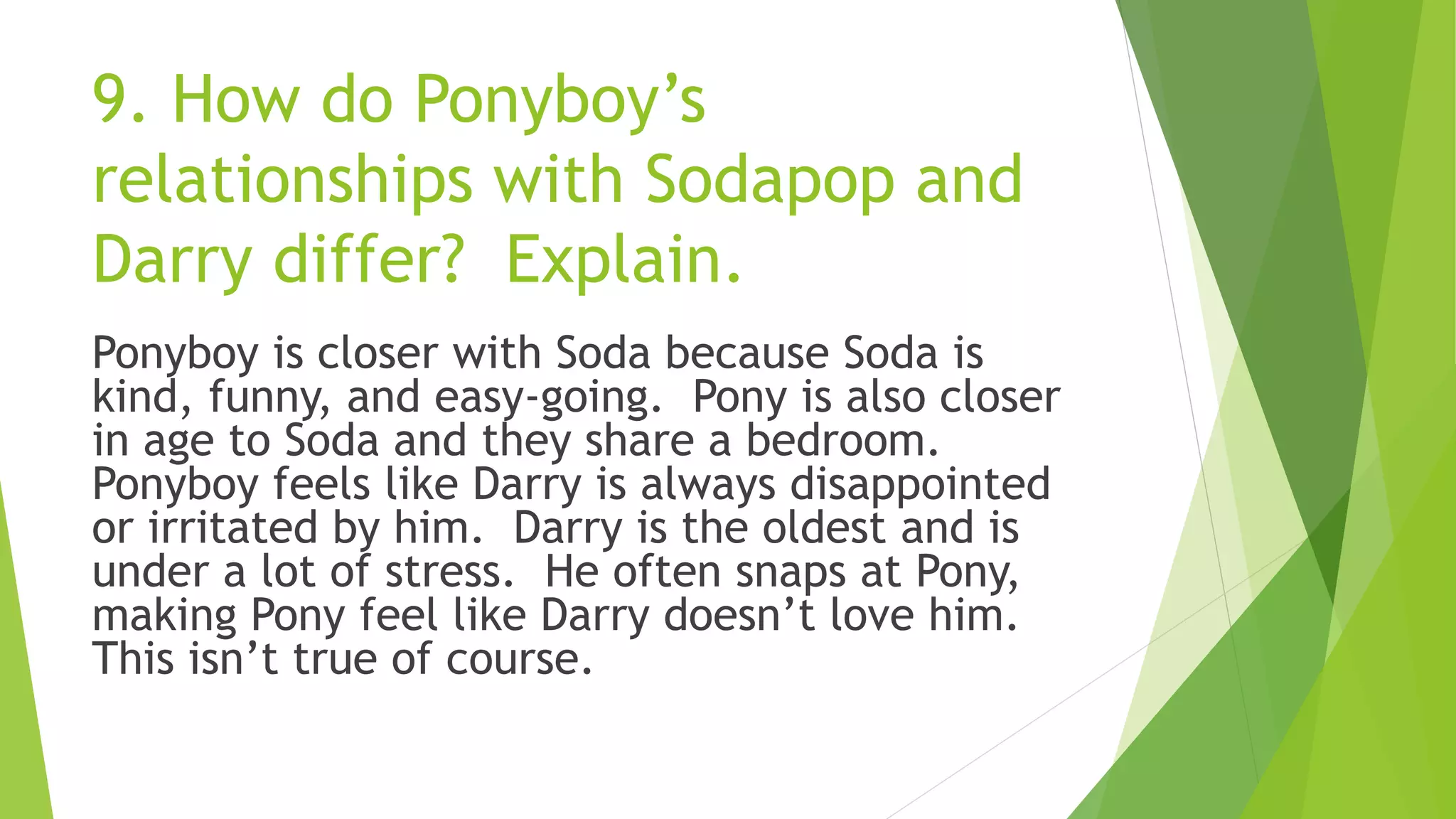 The Outsiders Chapter One | PPTX