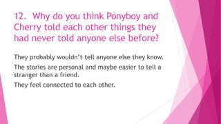 The Outsiders Chapter 3 | PPTX