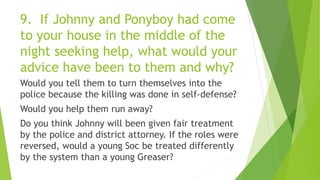 The Outsiders Chapter 4 | PPTX