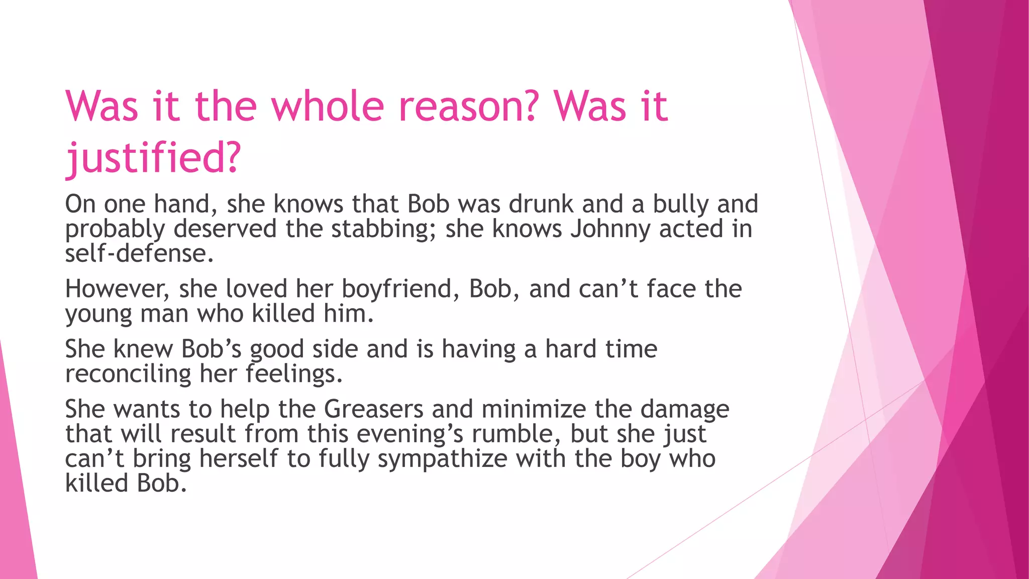 The Outsiders Chapters 7 & 8 | PPT