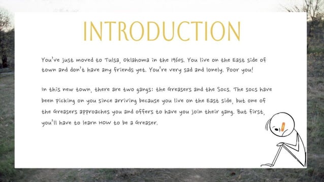 Downloadable The Outsiders Pre-reading Activity.pptx