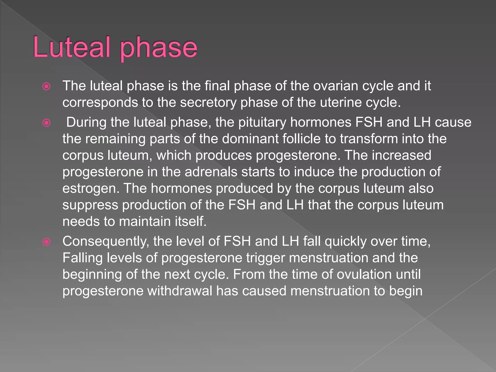 The ovarian cycle | PPTX