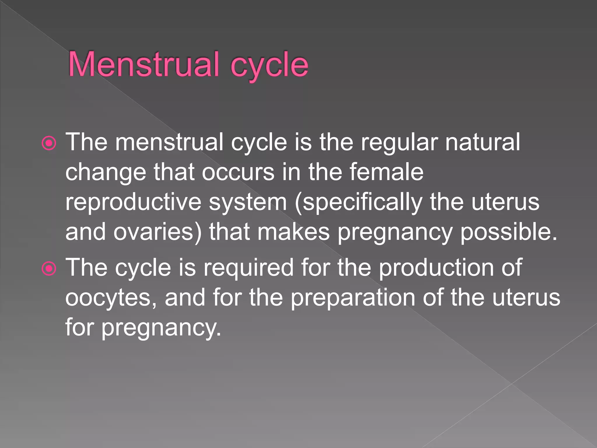 The ovarian cycle | PPTX