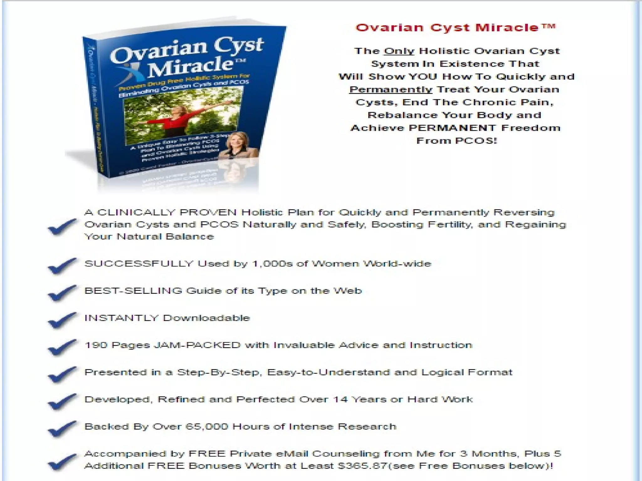 The ovarian cyst miracle™ system! | PPT