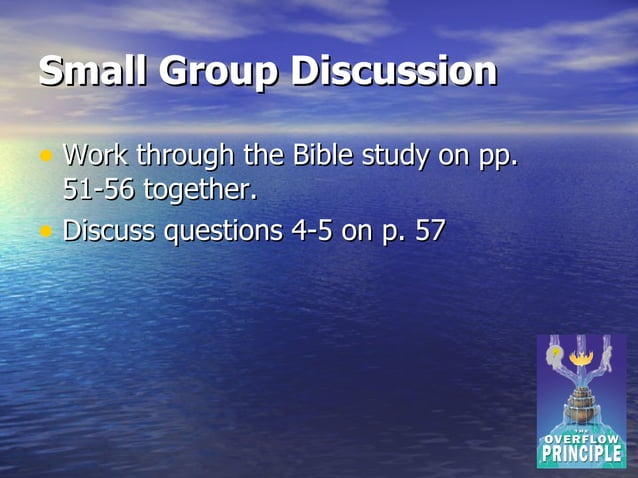 The Overflow Class Week 8 | PPT