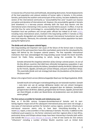 The overlooked aspects of the formal state failure in somalia | PDF ...