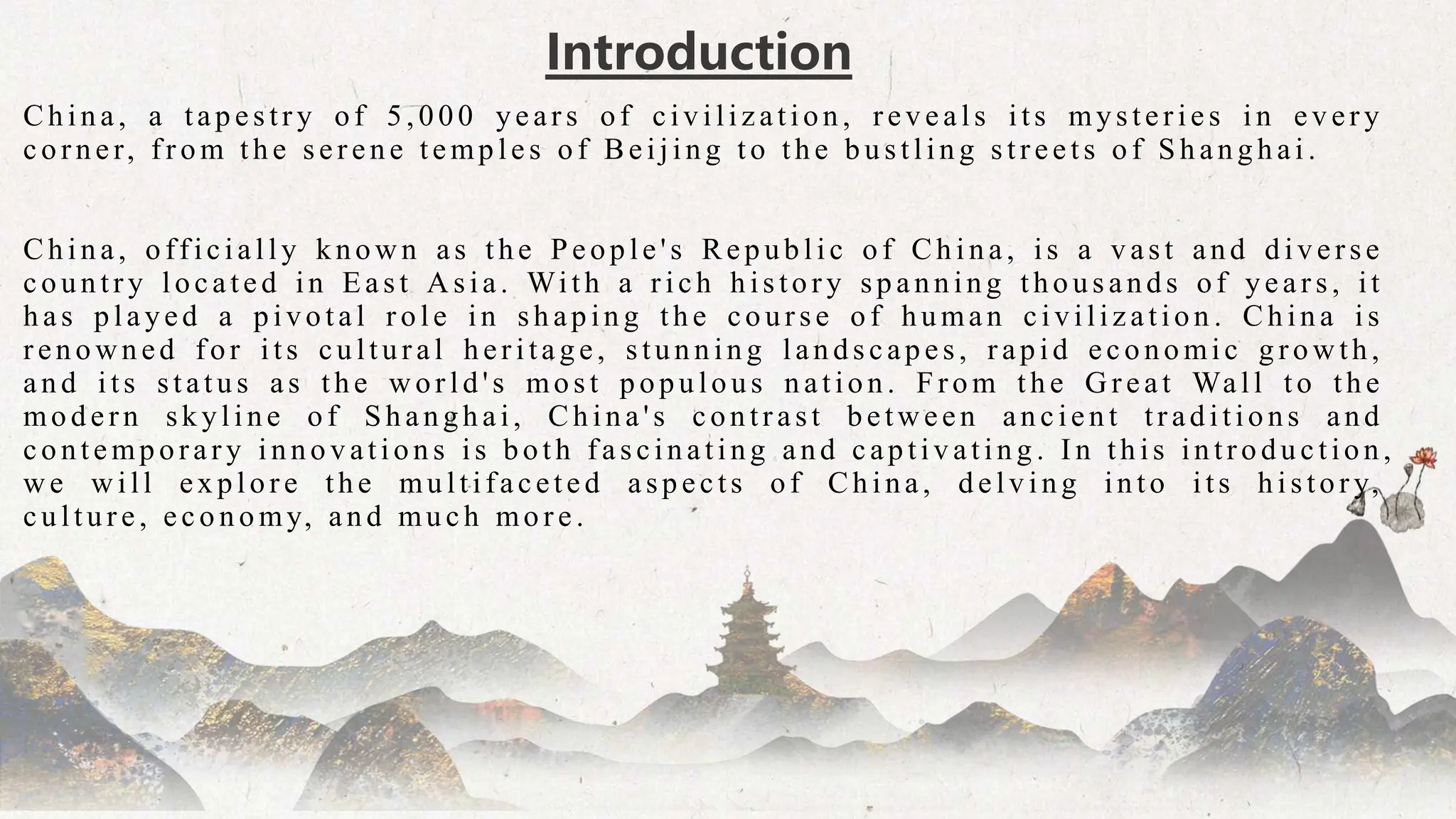 The Overview of China.SHAHINUR PARVIN.pptx