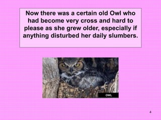 The Owl and the Grasshopper - An Aesop's Fable | PPT