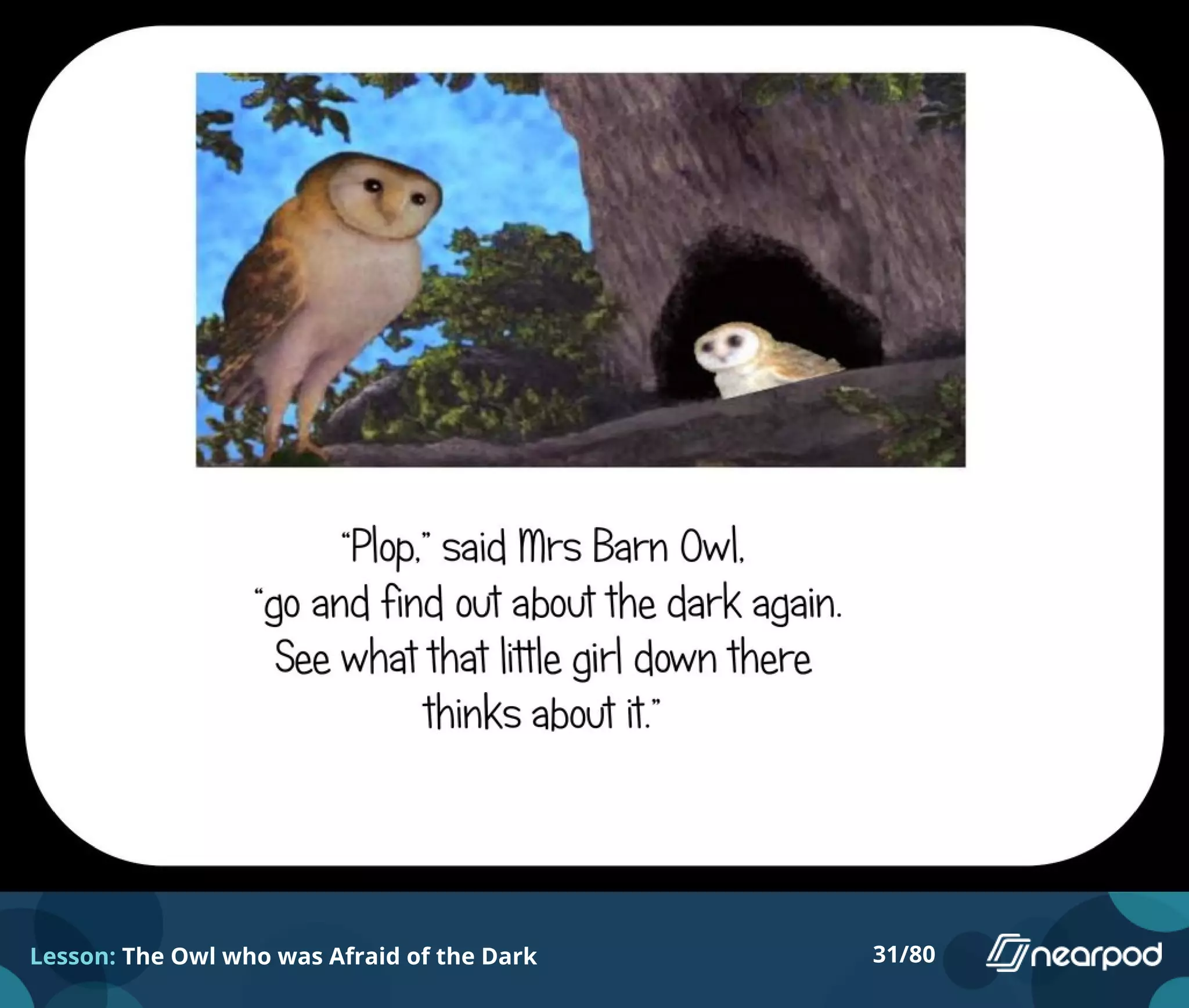 The owl who was afraid of the dark | PDF
