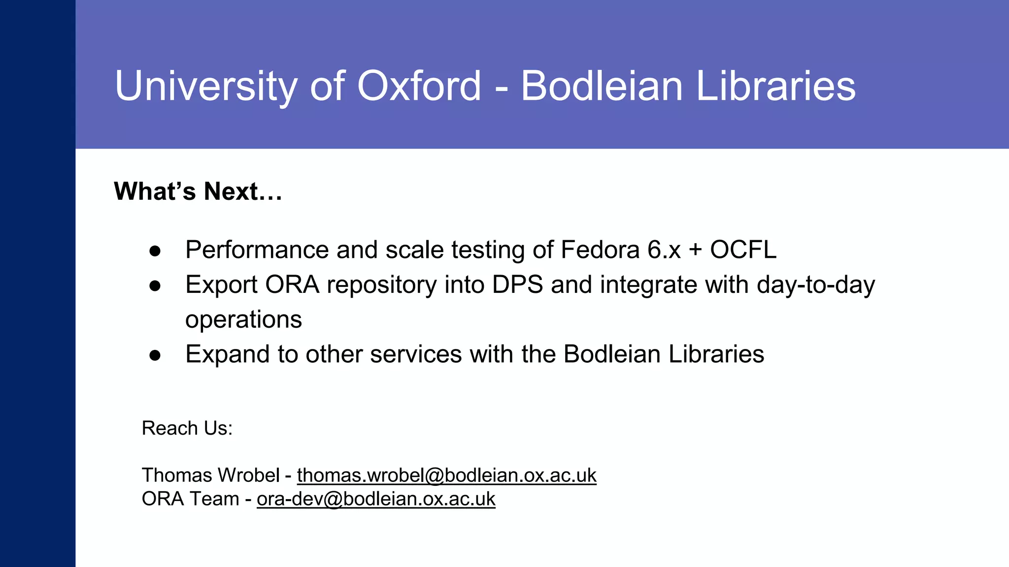 The Oxford Common File Layout | PPT