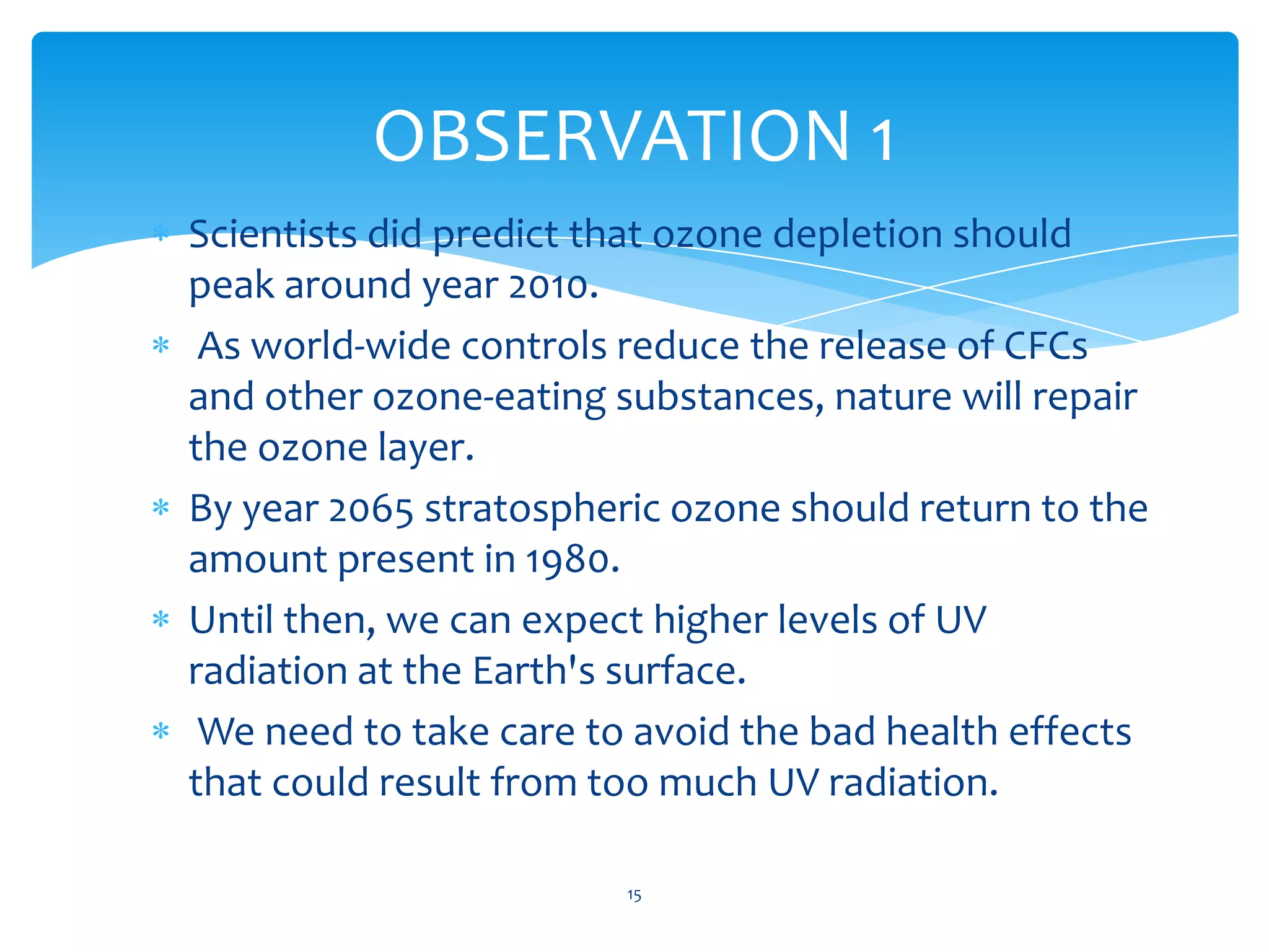 The ozone layer and its depletion | PPTX