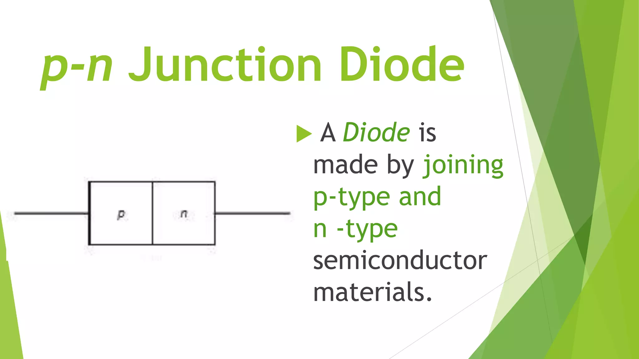 The p n Junction Diode (Basic Electronics) | PDF
