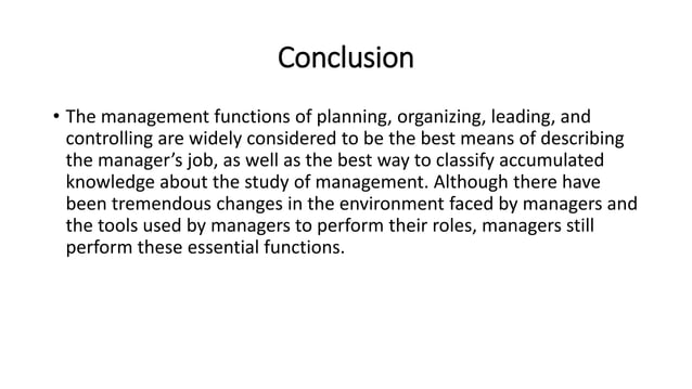 THE P-O-L-C FRAMEWORK OF MANAGEMENT.pptx | Business Administration ...