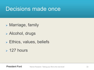 THEPAC2014 - Warren Rustand - Next Level Presentation | PPT