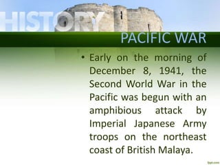 The Pacific War and the Japanese Occupation | PPTX
