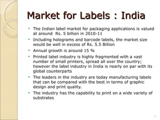 The packaging industry in india | PPT