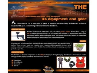 The Paintball Co. Brochure | PPS