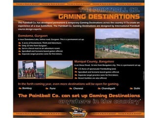 The Paintball Co. Brochure | PPS | Paintball | Extreme Sports