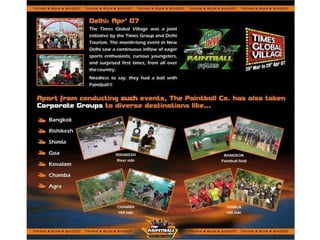 The Paintball Co. Brochure | PPS | Paintball | Extreme Sports