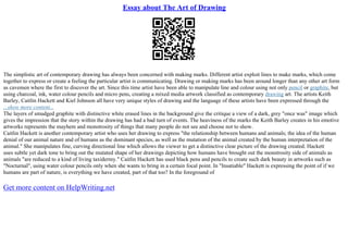 The Painting Essay | PDF
