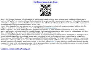 The Painting Essay | PDF