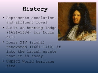 The palace of versailles | PPT