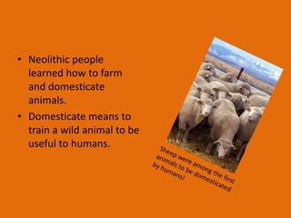 The paleolithic era and the neolithic era | PPTX