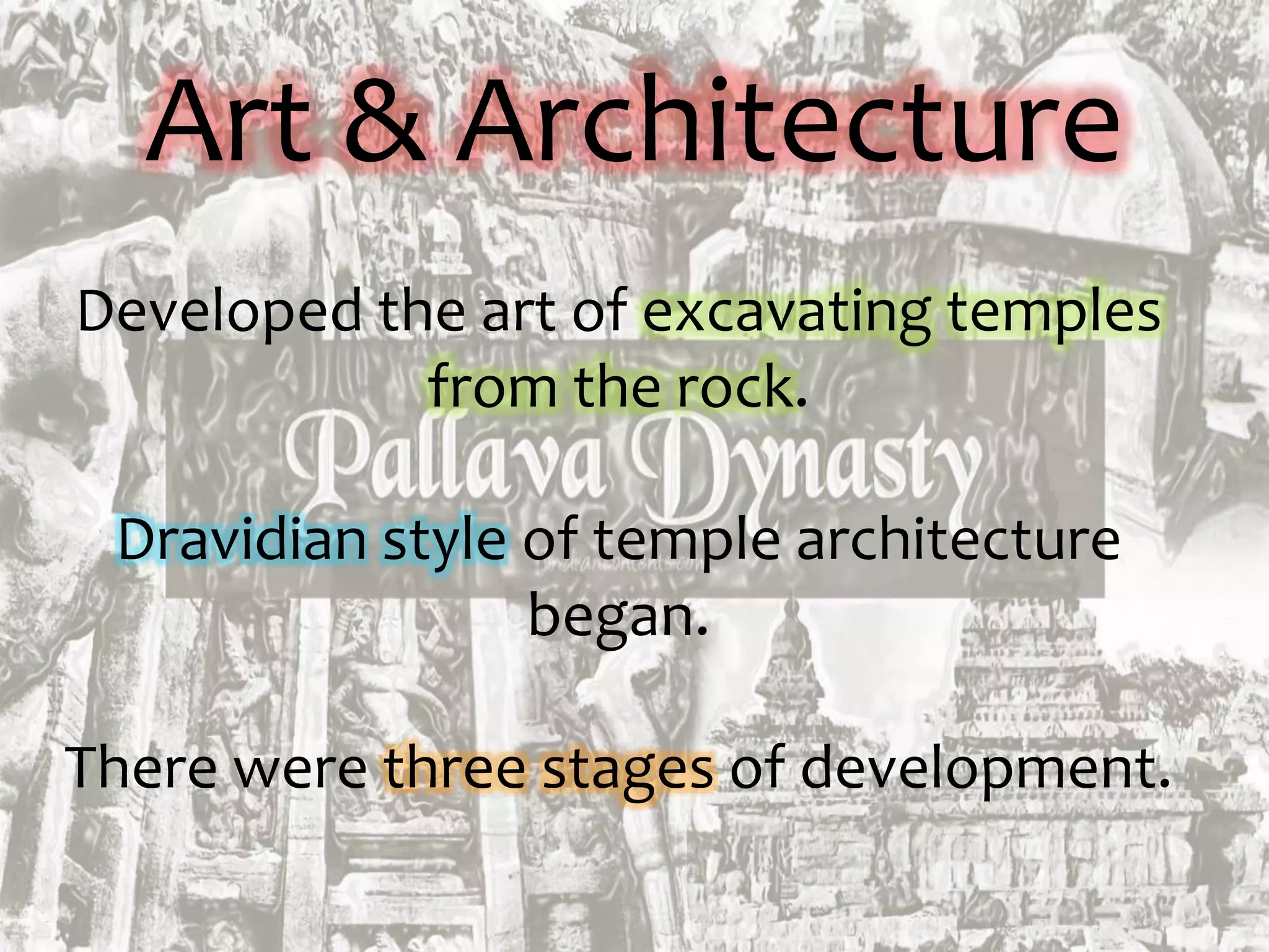 The pallava dynasty | PPTX
