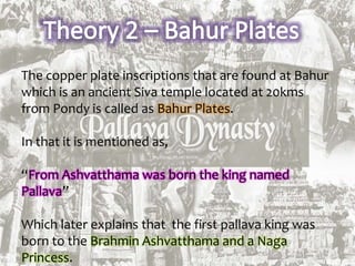 The pallava dynasty | PPTX