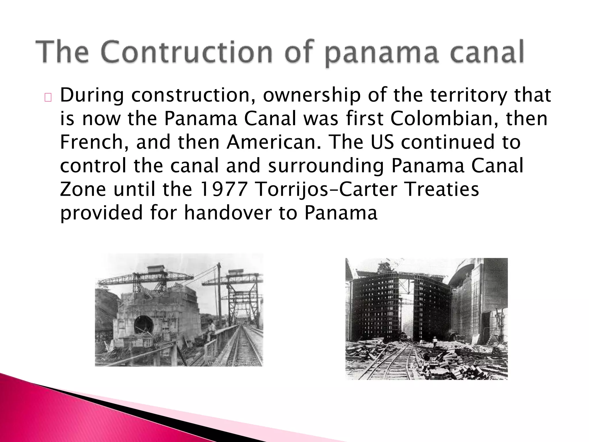 The panama canal. | PPT