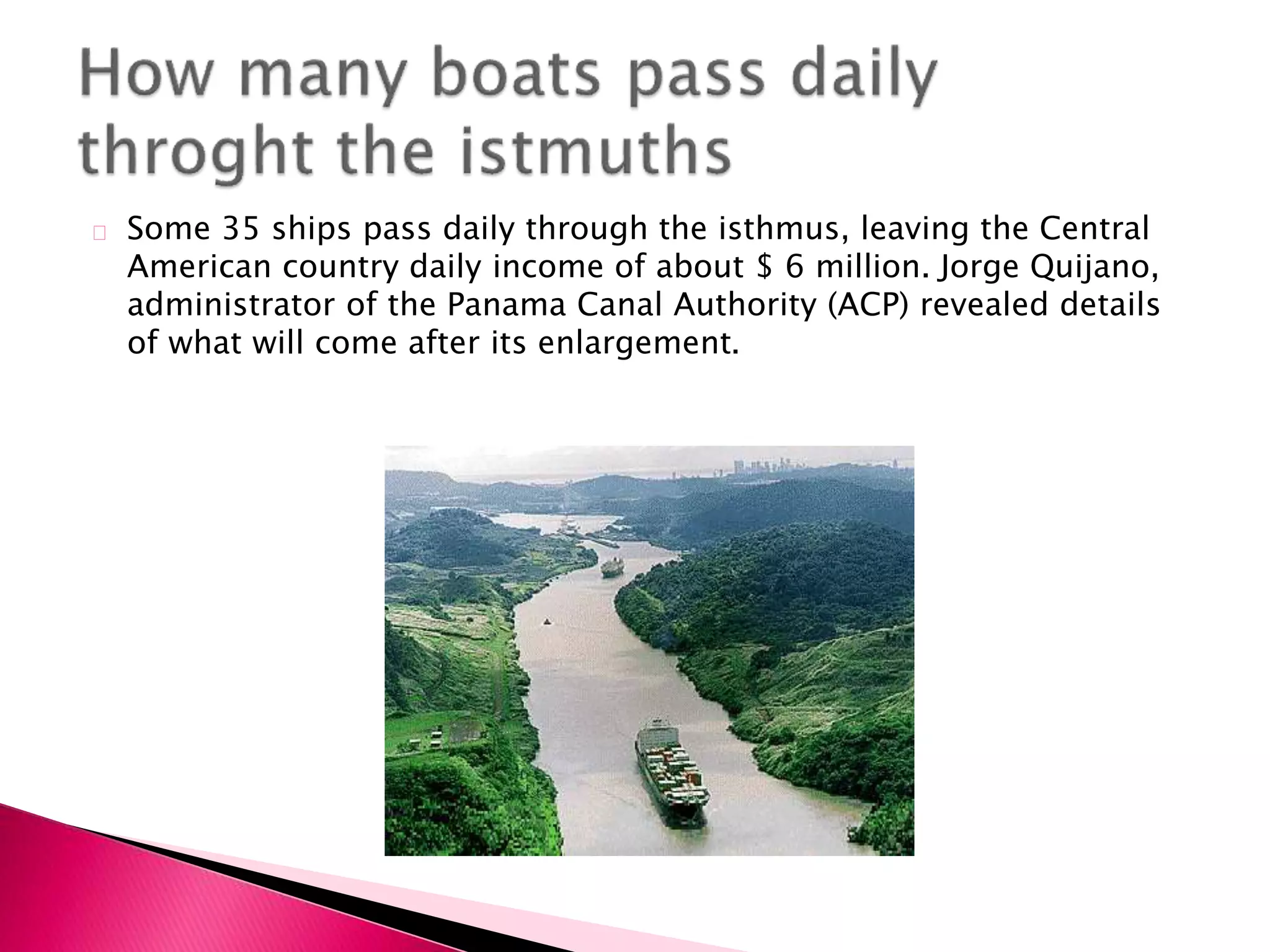 The panama canal. | PPT