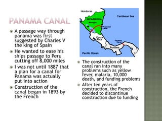 The panama canal and la aqueducts | PPTX