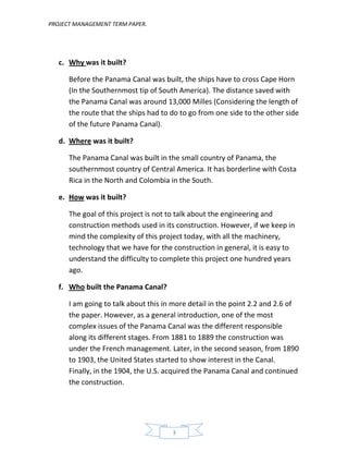 The Panama Canal. Final Edition | PDF