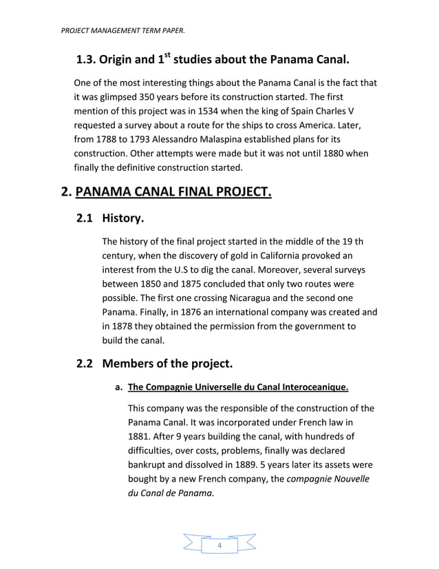 The Panama Canal. Final Edition | PDF