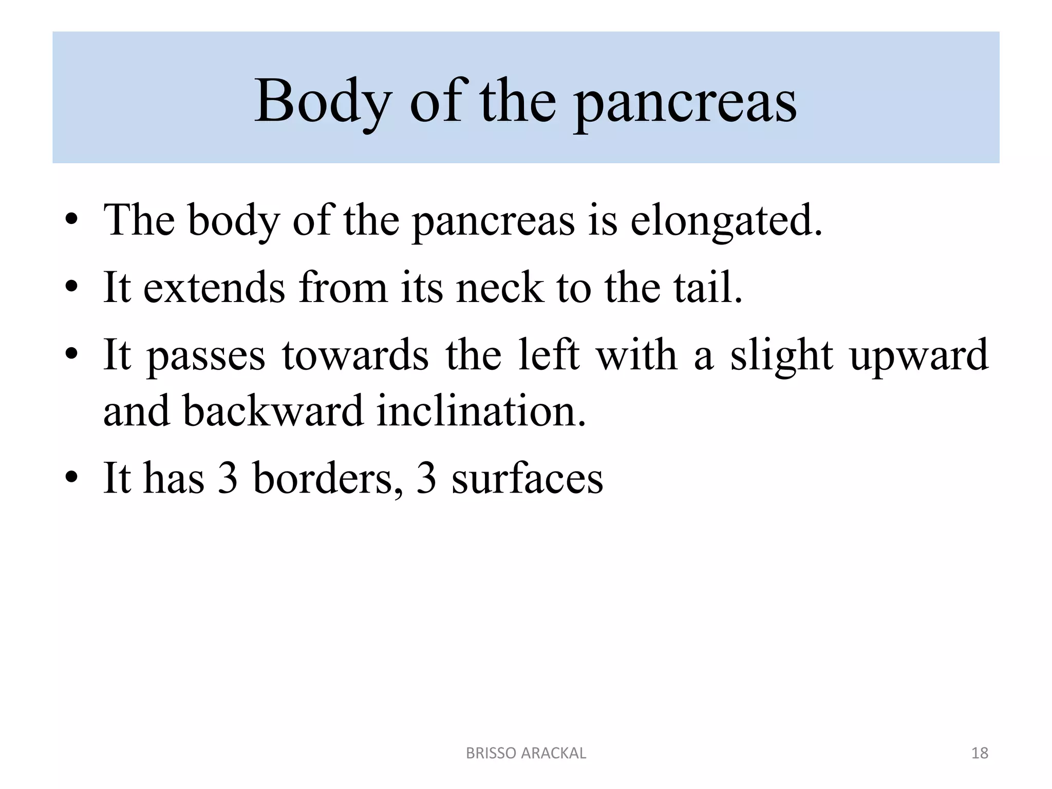 The pancreas | PPTX