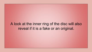 Pirated discs Vs Original Disc | PPT | Free Download