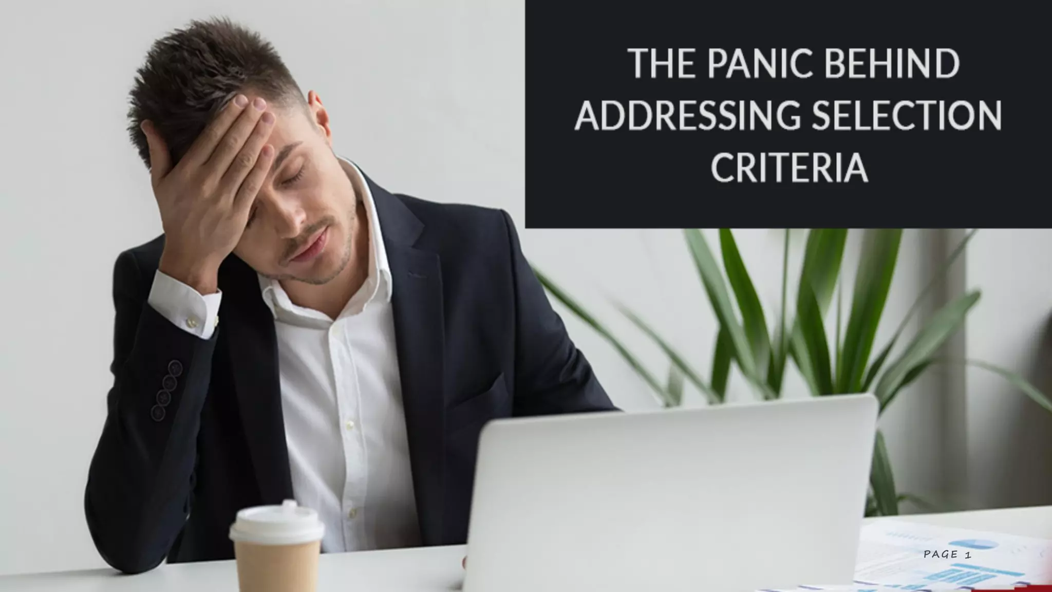 The panic behind addressing selection criteria | PDF | Resume Writing ...