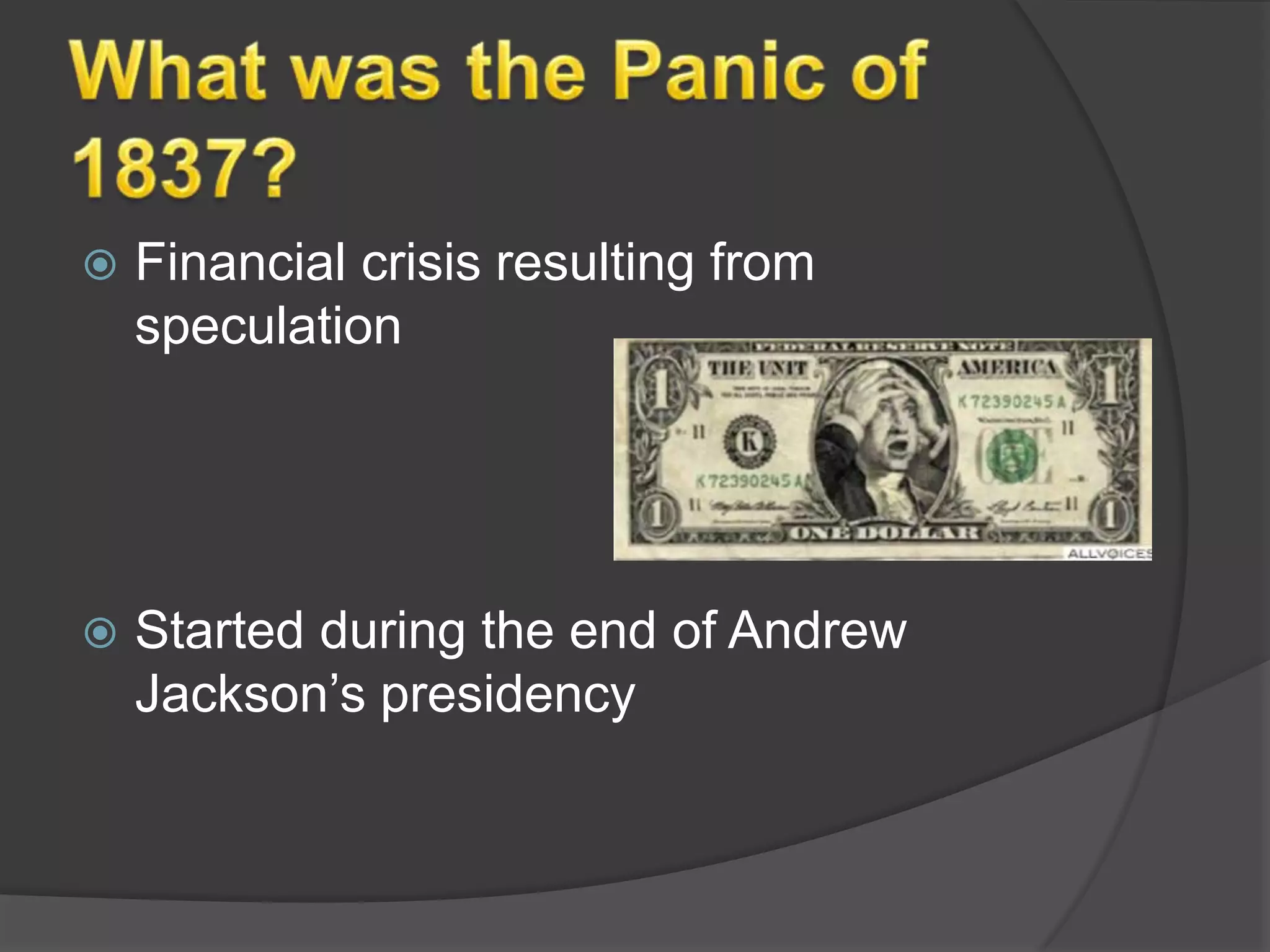 The Panic of 1837 | PPTX