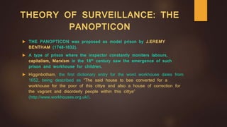 The panopticism in oliver twist | PPT
