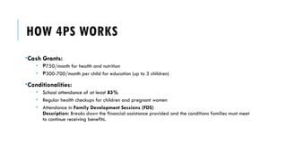 The Pantawid Pamilyang Pilipino Program (4Ps).pptx