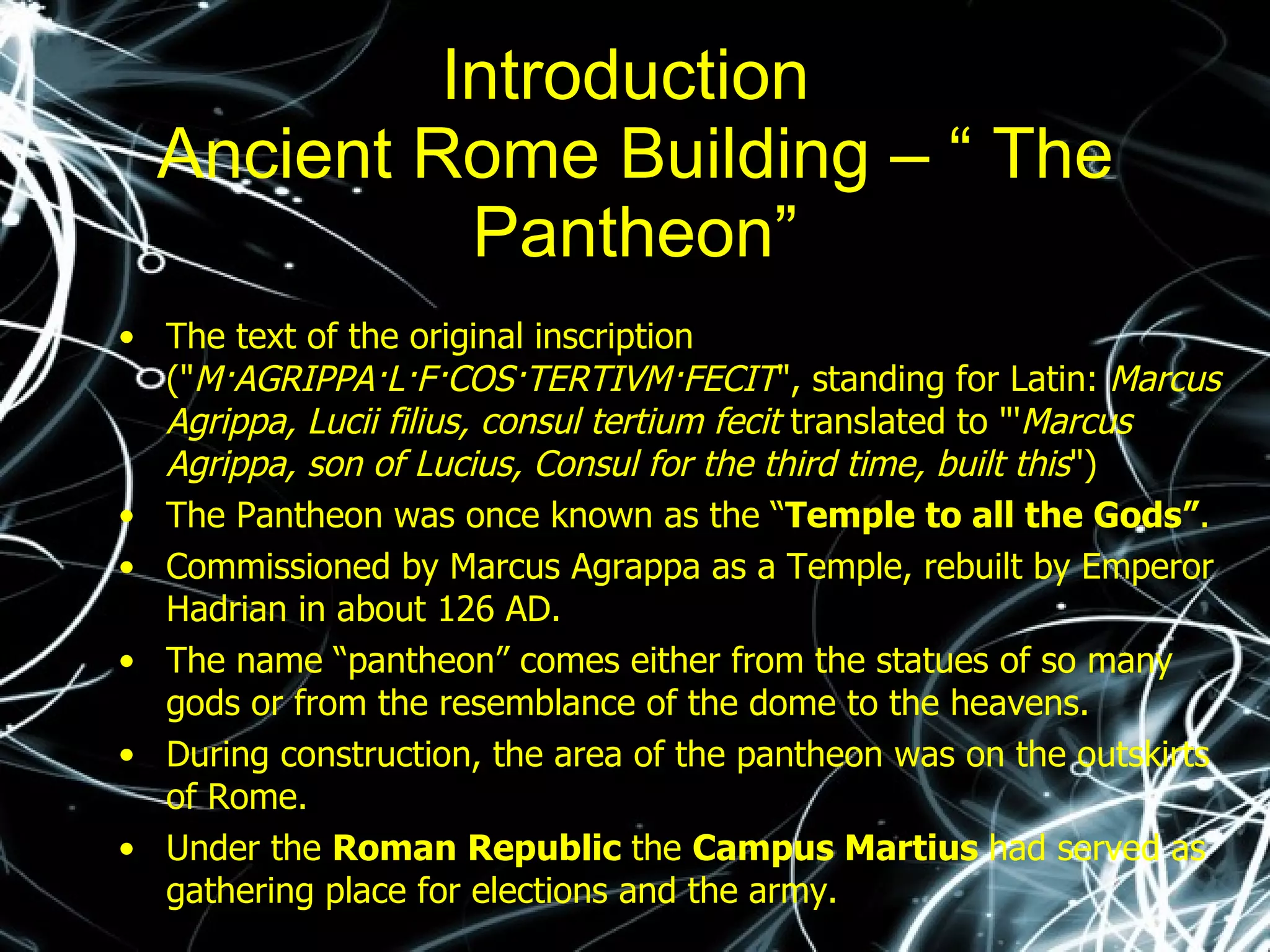 The Pantheon | PPT