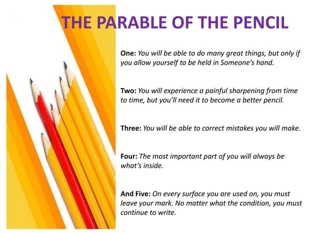 The parable of pencil | PPSX