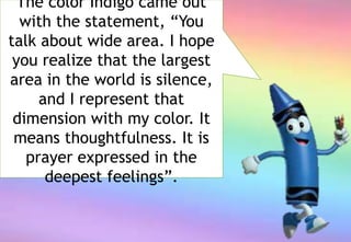 THE PARABLE OF RAINBOW COLORS. - grade 7 | PPTX