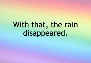 THE PARABLE OF RAINBOW COLORS. - grade 7 | PPTX