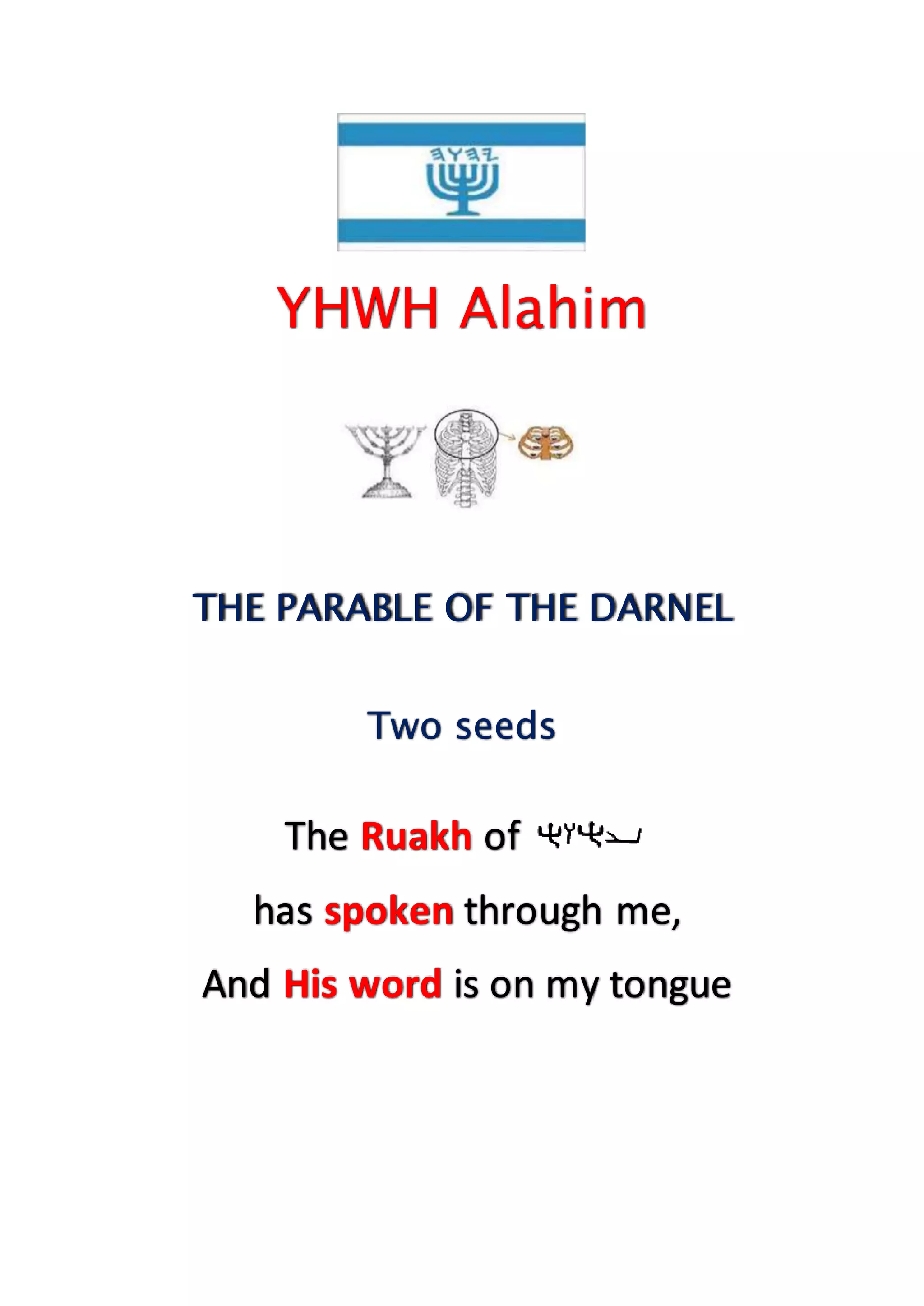 The Parable of the Darnel (YHWH) | DOCX